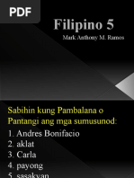 Pangangalang Tahas, Basal, Lansakan | PDF