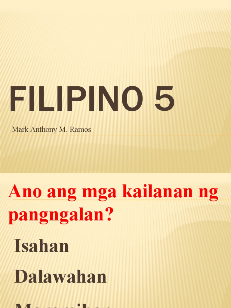 Filipino 5 - Pamilyar at Di - Pamilyar ( (Tono at Damdamin) | PDF