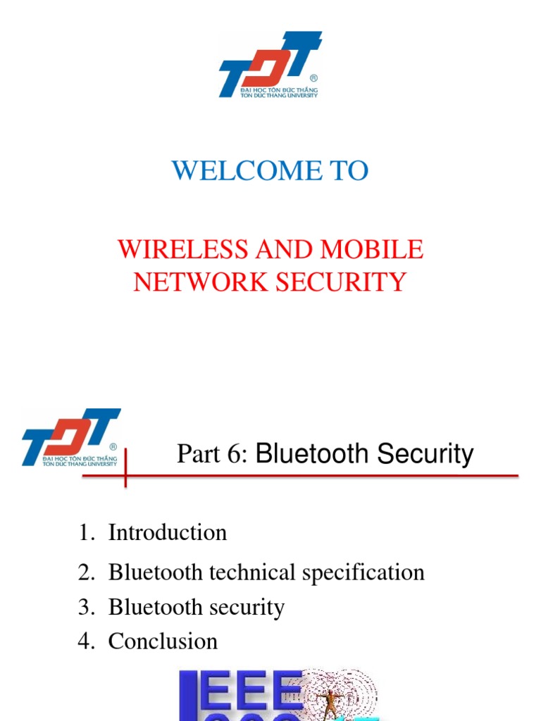 Part 6 - Bluetooth Security | PDF | Bluetooth | Network Protocols