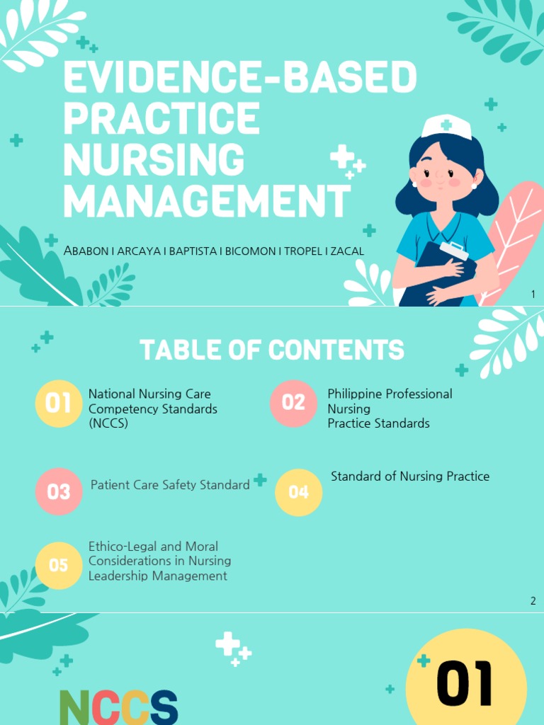 Group 2 Evidence Based Practice Nursing Management Pdf Electronic