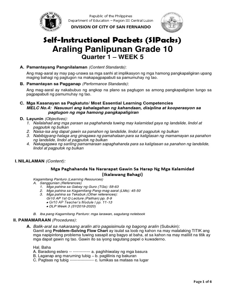 Q1 AP10 Week-5 | PDF