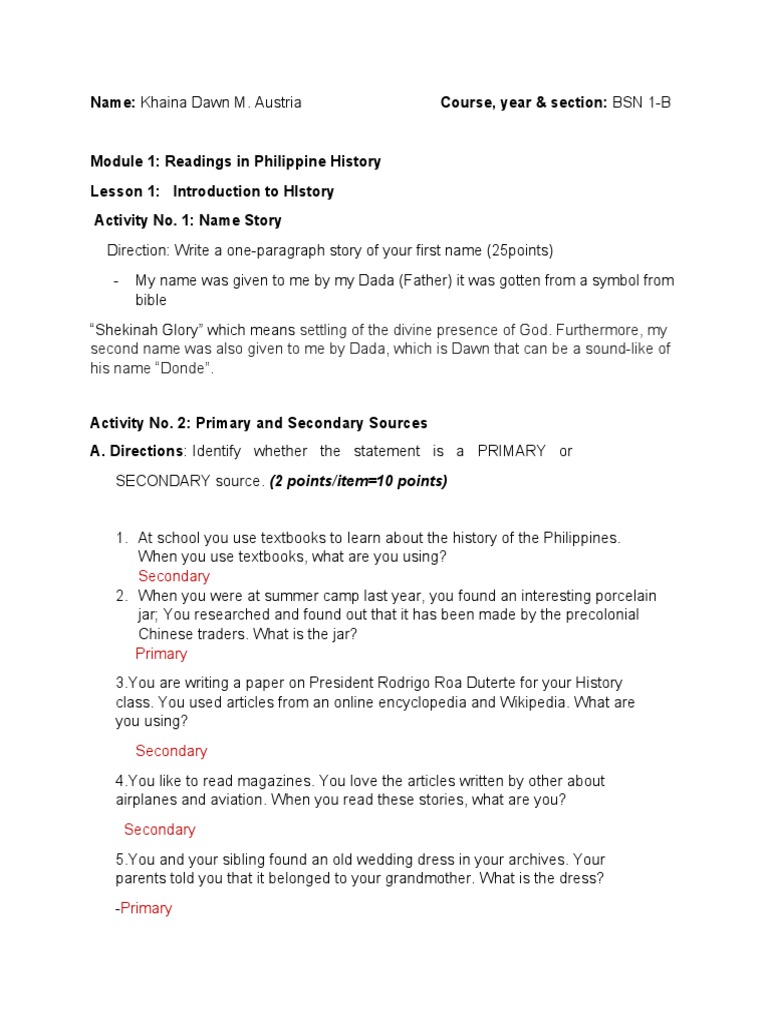 Phil His Module 1 Acts | PDF | Manila | Philippines