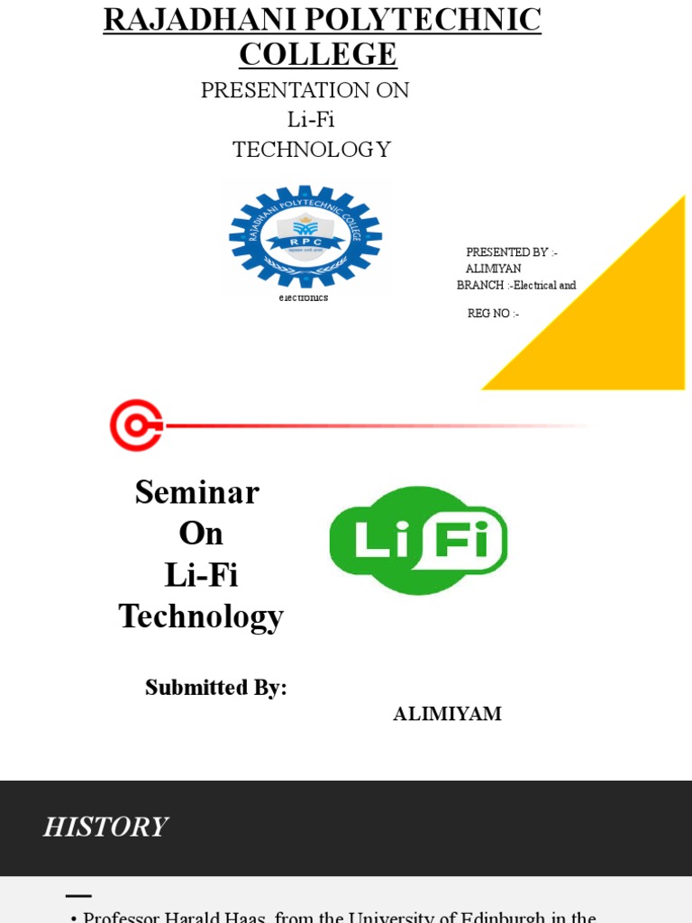 lifi-technology-ppt-Light-Fidelity 1 1 | PDF | Wi Fi | Radio