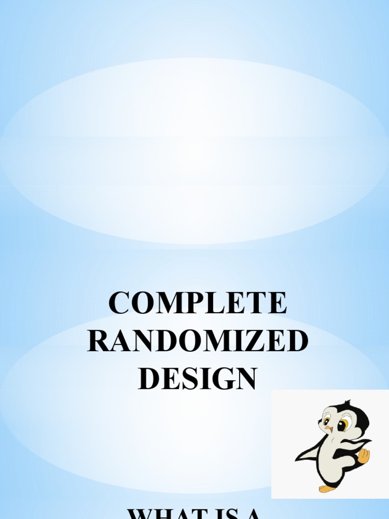 Complete Randomized Design (CRD) | PDF | Analysis Of Variance | Statistics