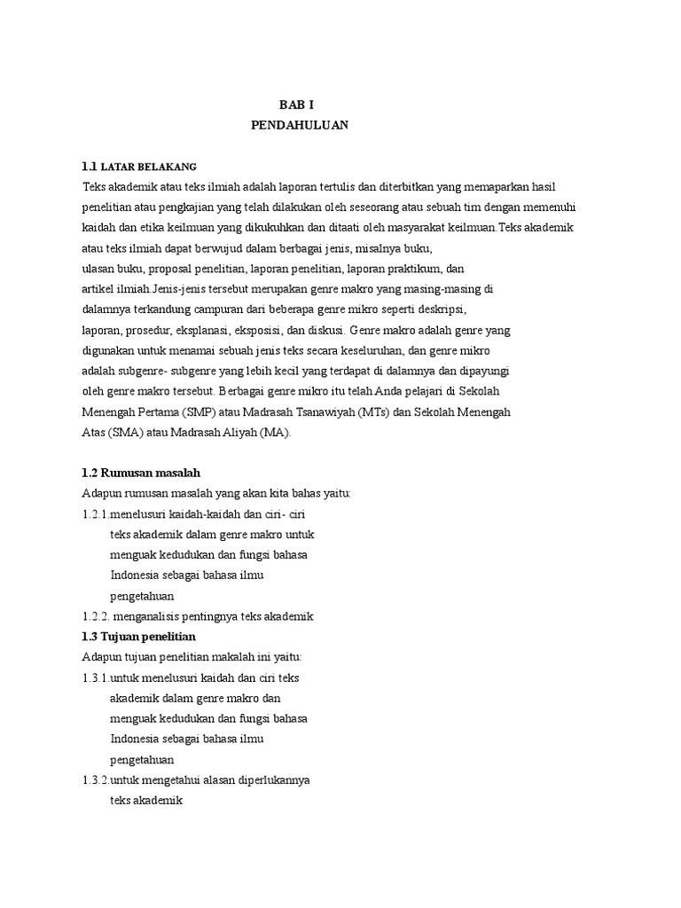 Makalah Bahasa Indonesia Kel 4 | PDF | Seni & Disiplin Bahasa | Sains & Matematika