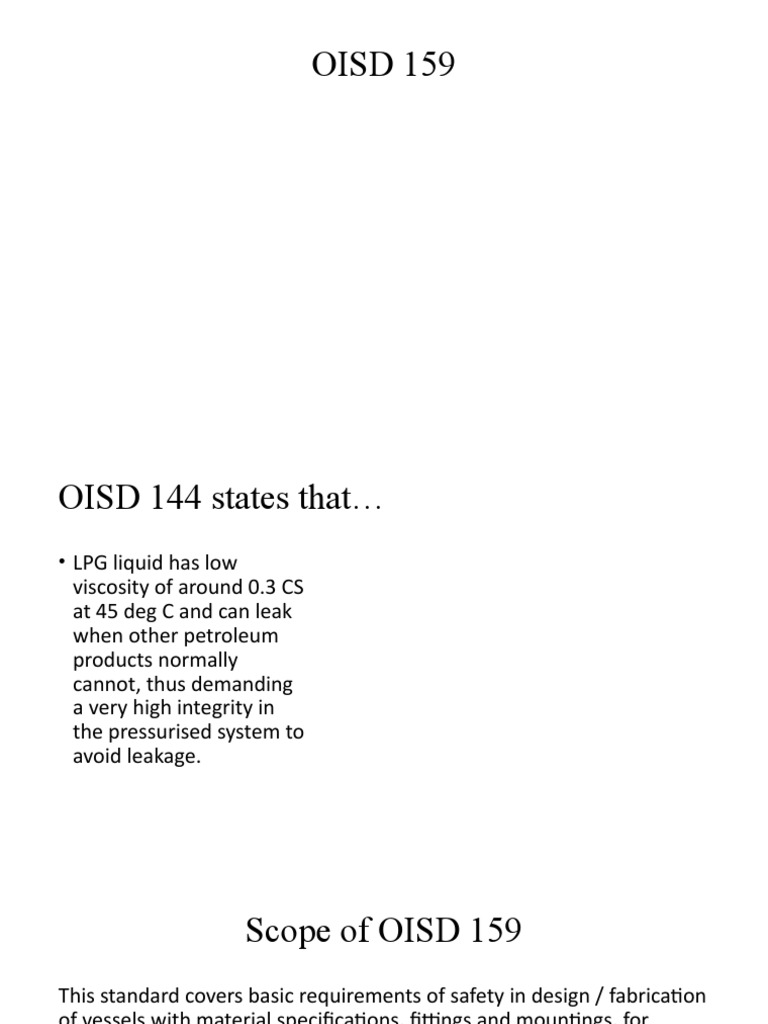 Oisd 159 | PDF | Valve | Pressure