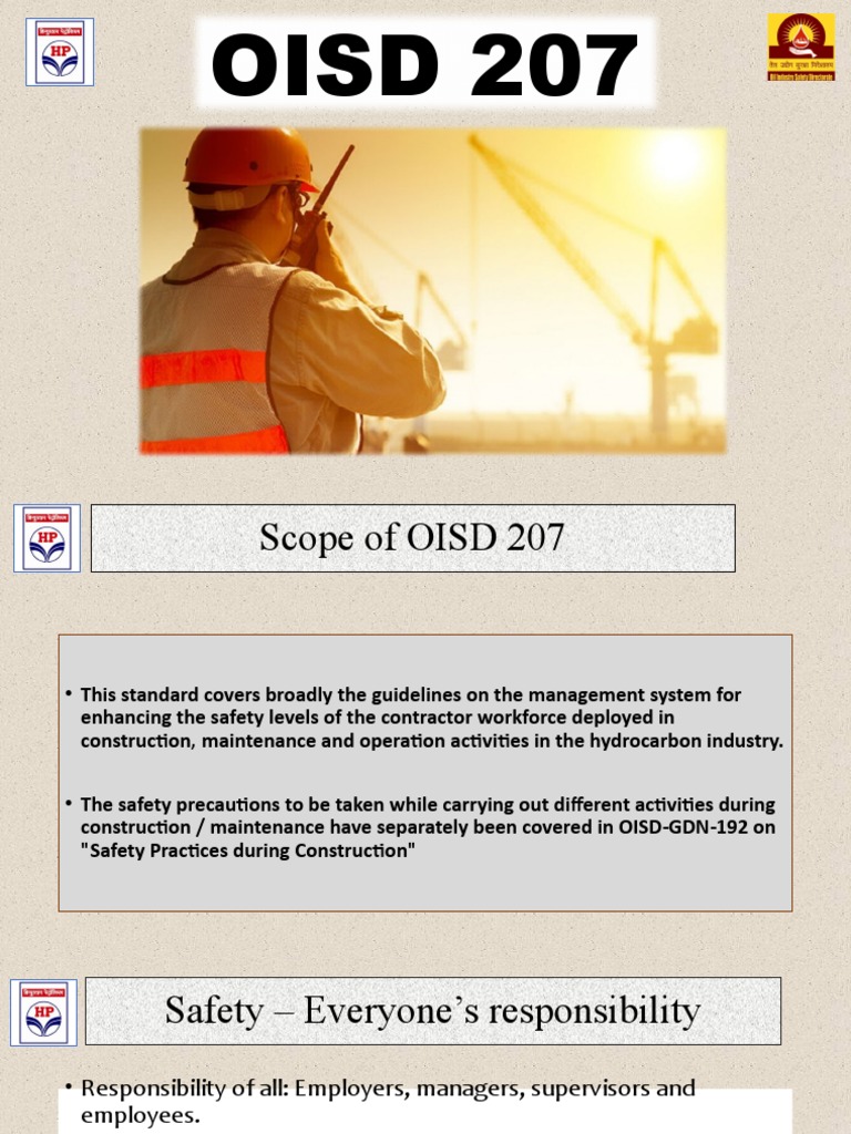 Oisd 207 | PDF | Personal Protective Equipment | Safety
