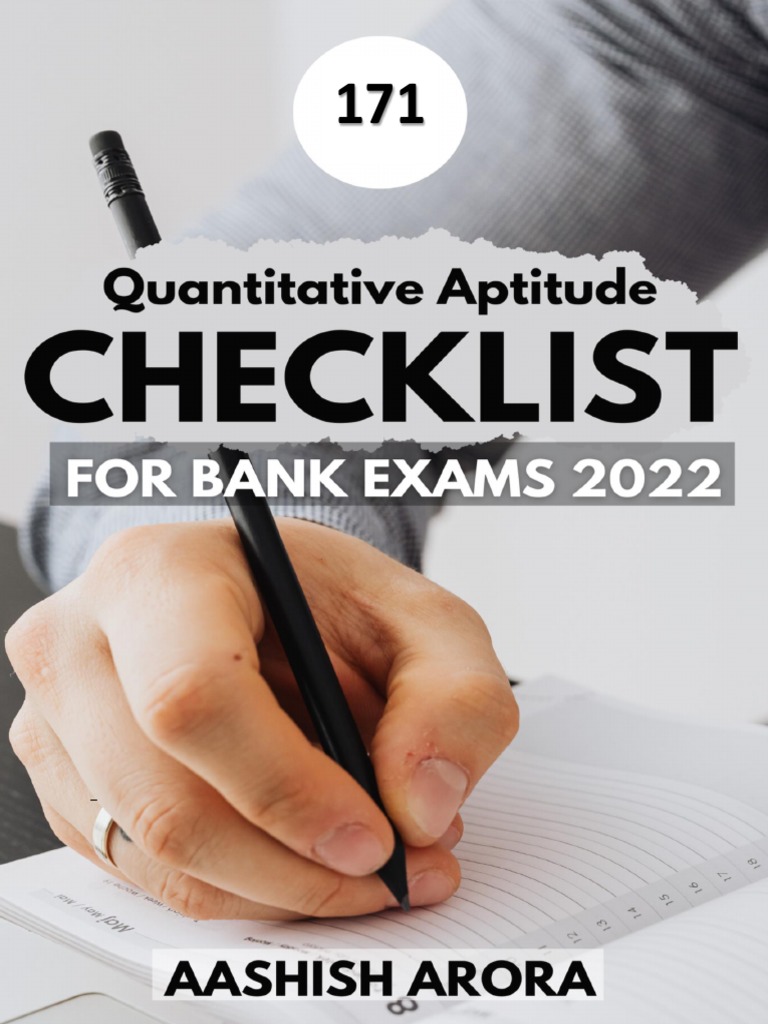 Quant Checklist 171 PDF 2022 by Aashish Arora | PDF | Area | Physical ...