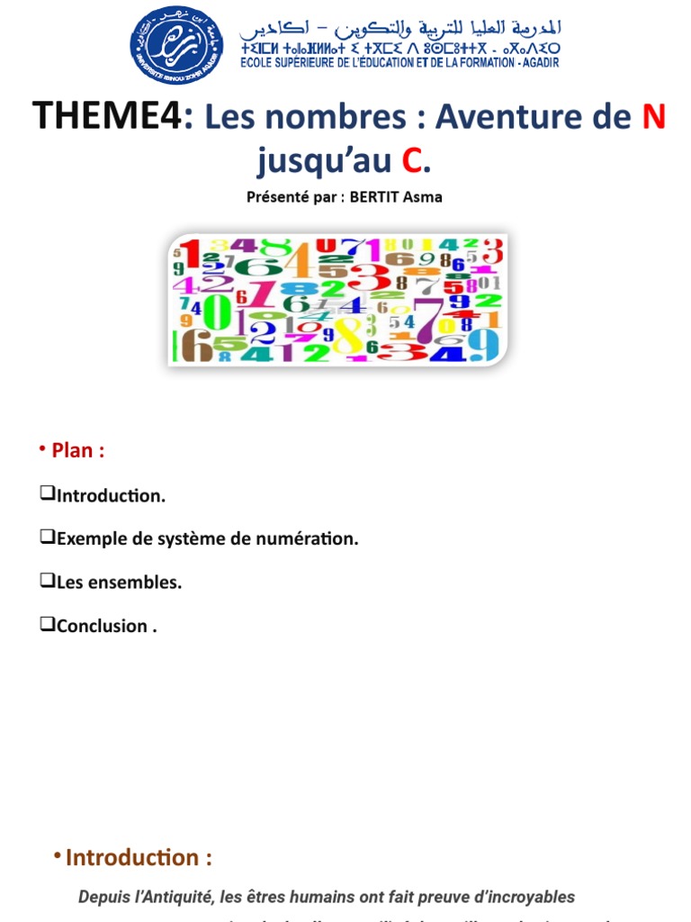 Les Nombres | PDF | Entier naturel | Nombre rationnel