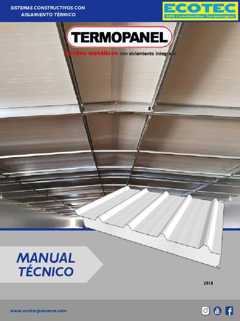 Manual Técnico Termopanel 2 | PDF | Poliestireno | Aislamiento térmico