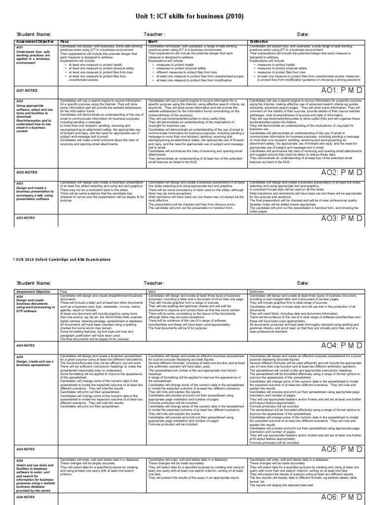 U1 Assessment Cover Sheet | PDF | Spreadsheet | Educational Technology