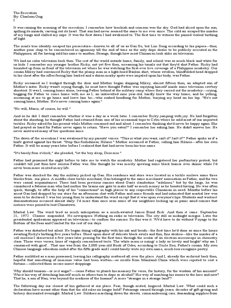 The Execution.1 | PDF