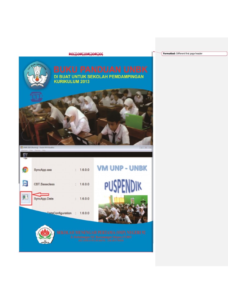 Modul Unbk Oleh SMP 92 Sumber Cbt-un-2016-Kemdikbud - 25012016 | PDF