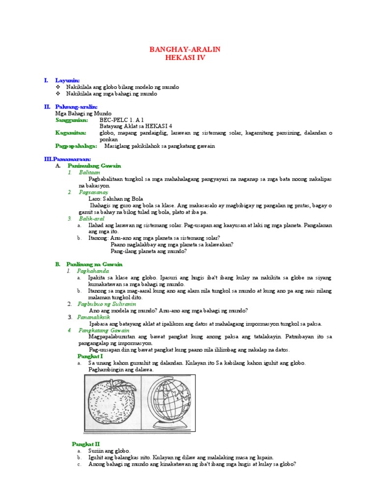 DLP - Araling Panlipunan 4 - Q1 Q4 | PDF
