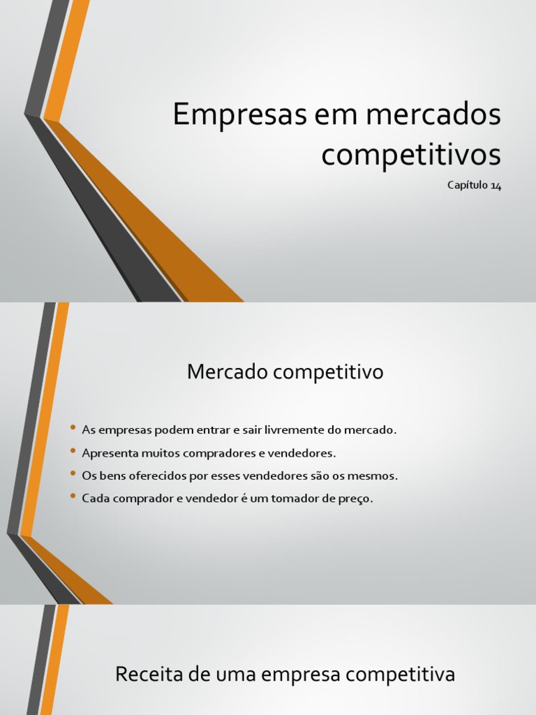 Empresas competitivas e maximização do lucro | PDF | Equilíbrio ...