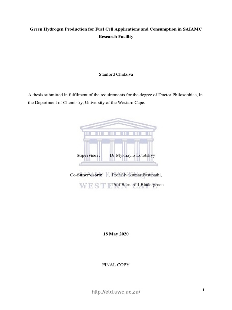 Master On Hydrogen Processes Pdf Energy Development Hydrogen Economy