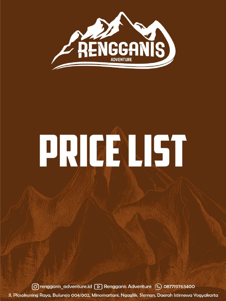 Price List Rengganis | PDF