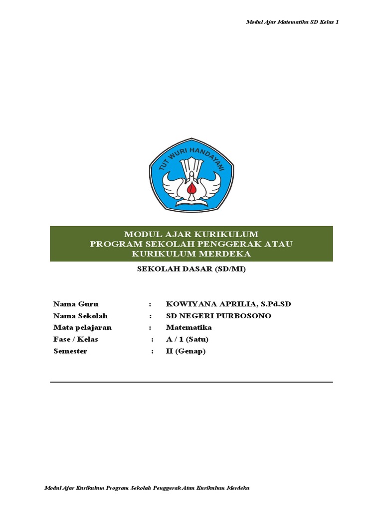 MA Matematika K1 BAB 6 | PDF