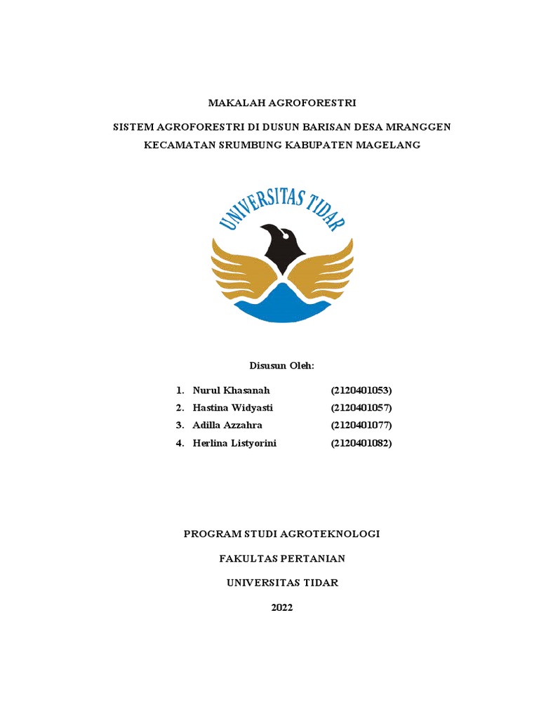Makalah Agroforestri Kel 5 Revisi | PDF