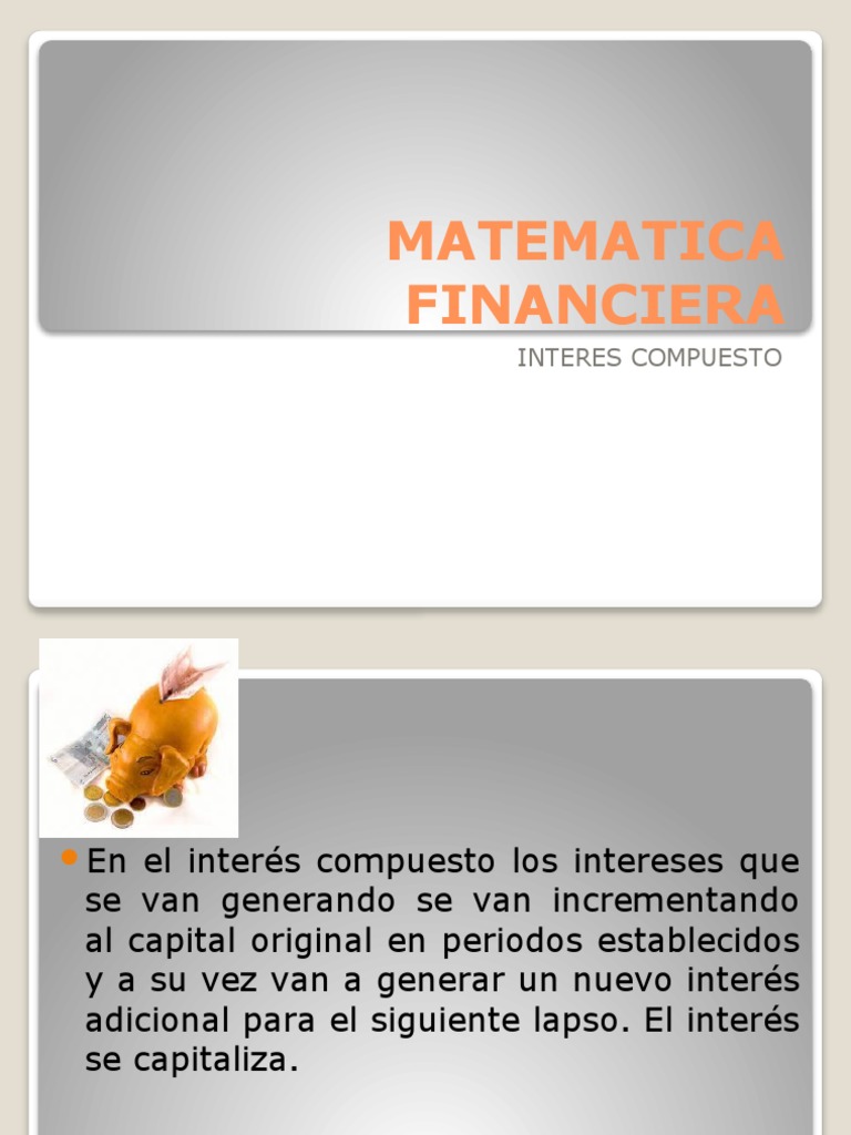 Guía de Interés Compuesto | PDF | Interés | Interés compuesto