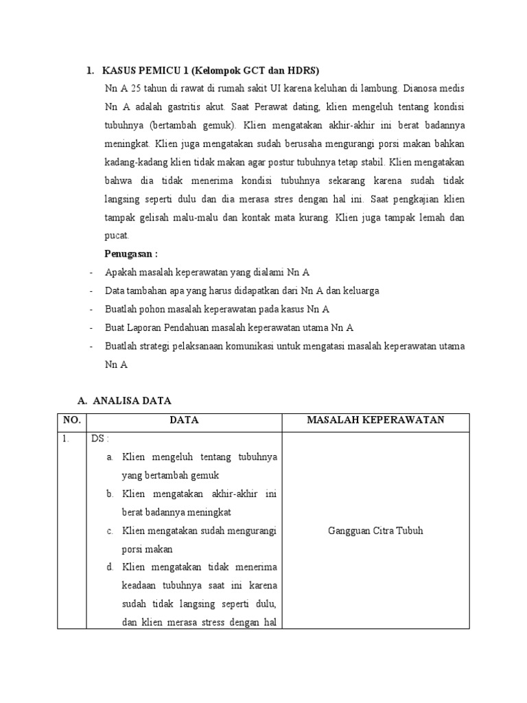 Askep GCT Kasus | PDF
