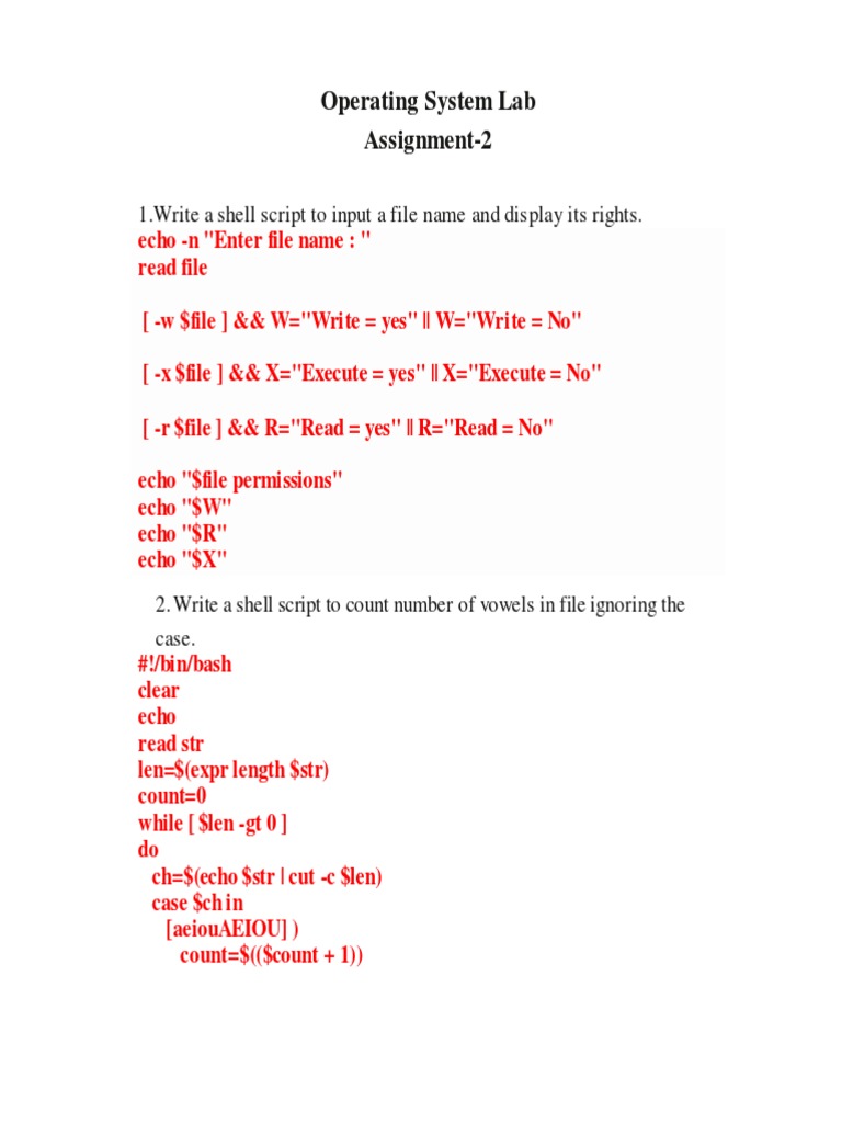 Operating System Shafi Assignment Text Pdf Computer Science Computer Programming