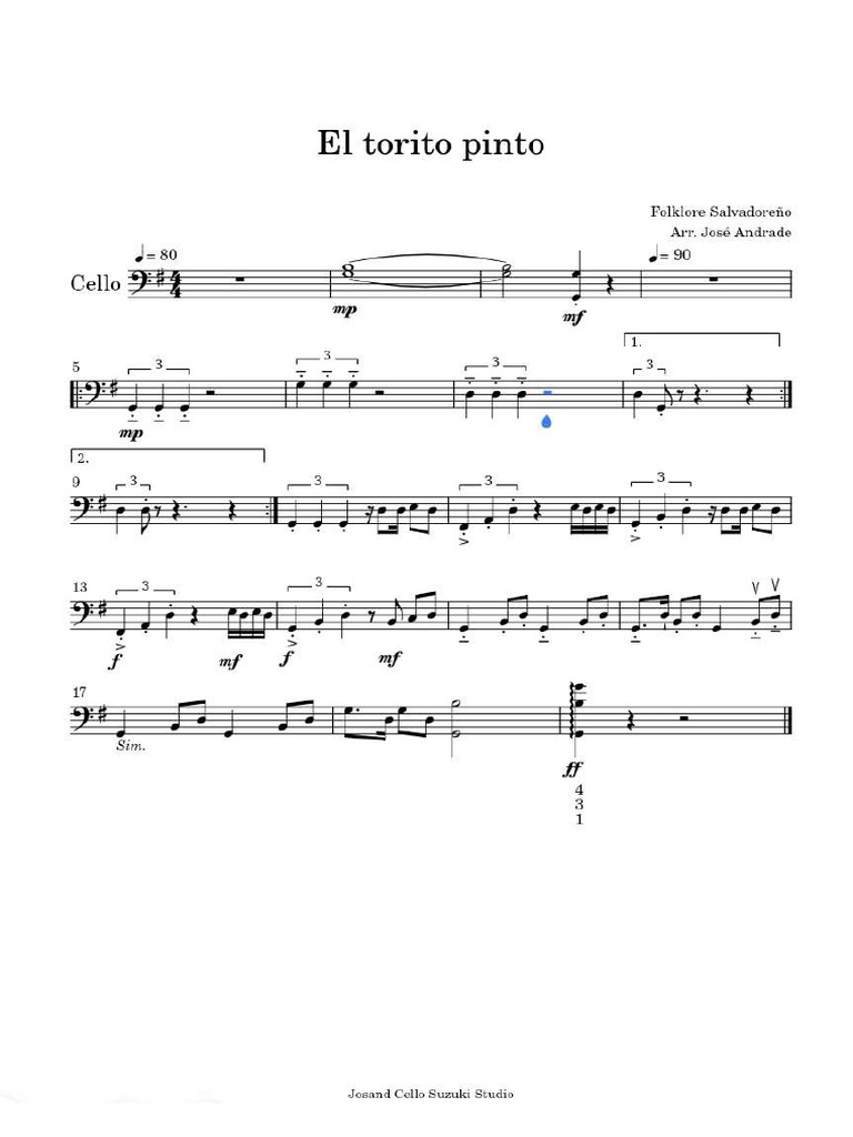 El Torito Pinto - Chelo Chido | PDF