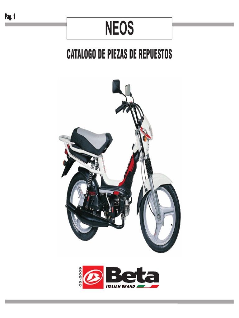 Neos 50 2t Nafta - Repuestos | PDF | Tornillo | Embrague