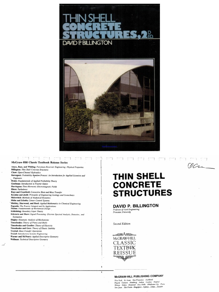 Thin Shell Concrete Structures | PDF