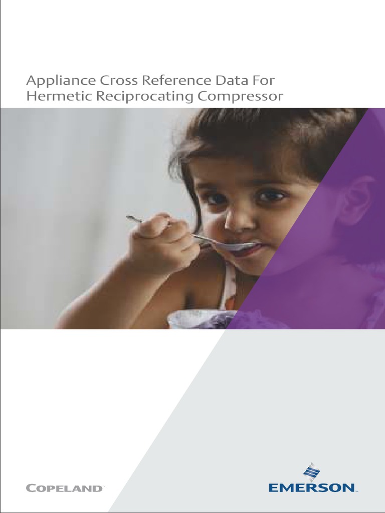 Catalog Appliance Cross Reference Data For Hermetic Reciprocating ...