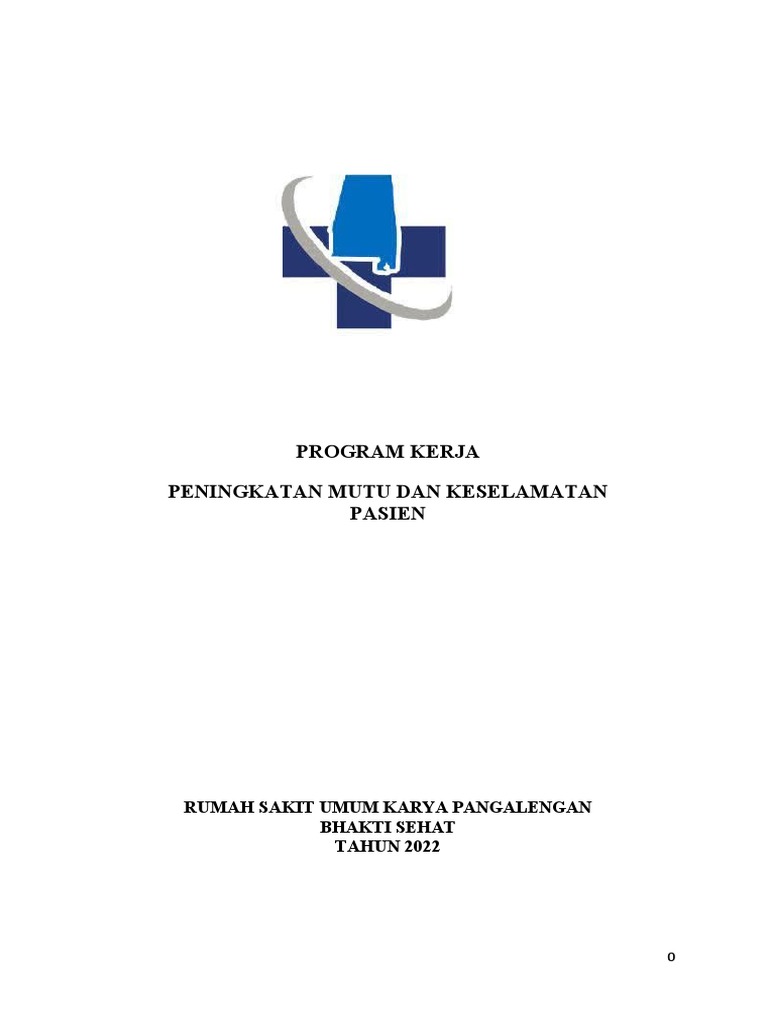Program Kerja PMKP Rsu KPBS | PDF