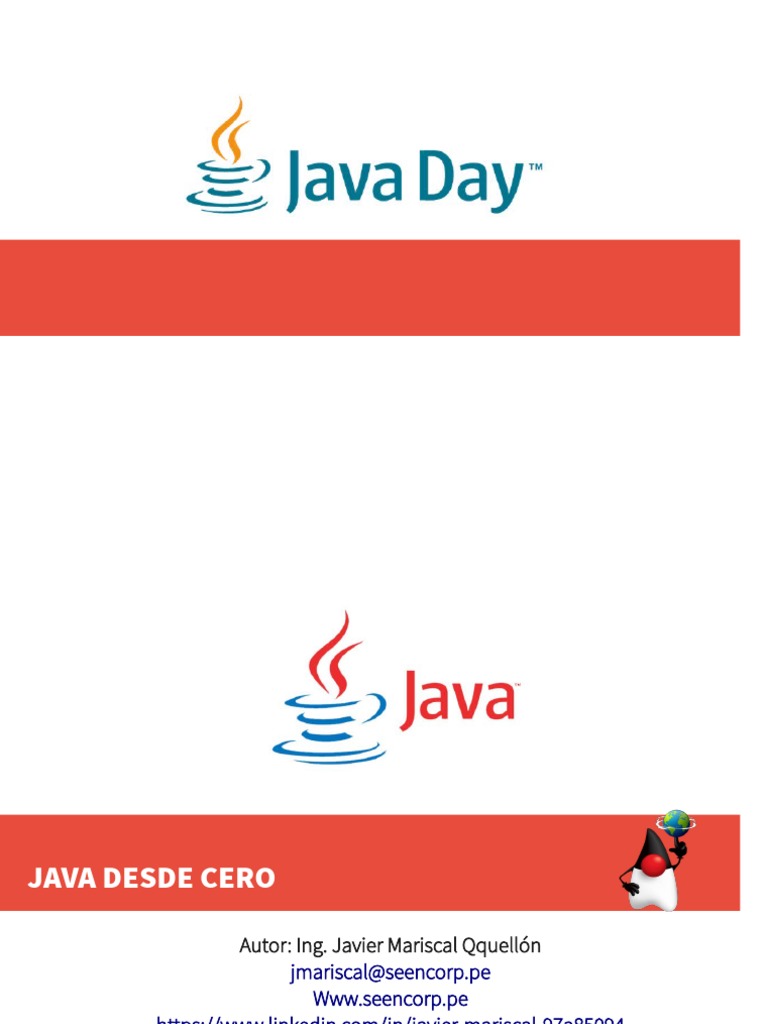 Curso Java 01 Pdf Java Lenguaje De Programación Estructura De Datos De Matriz