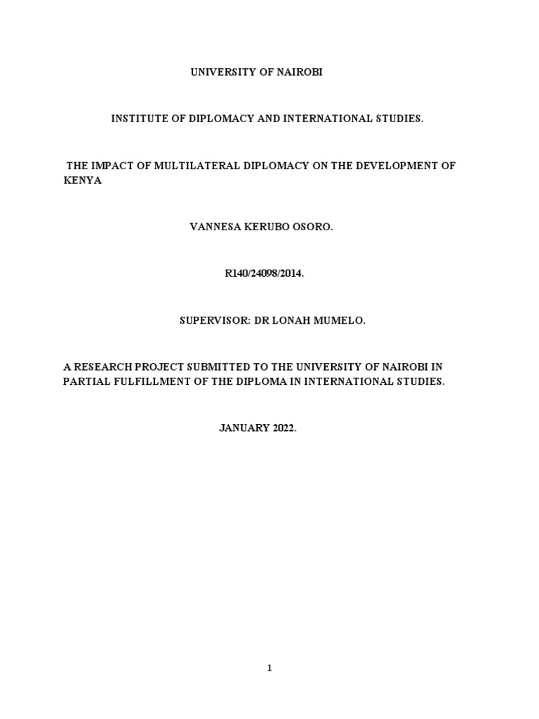 Uon Project | PDF | Ghana | Kyoto Protocol