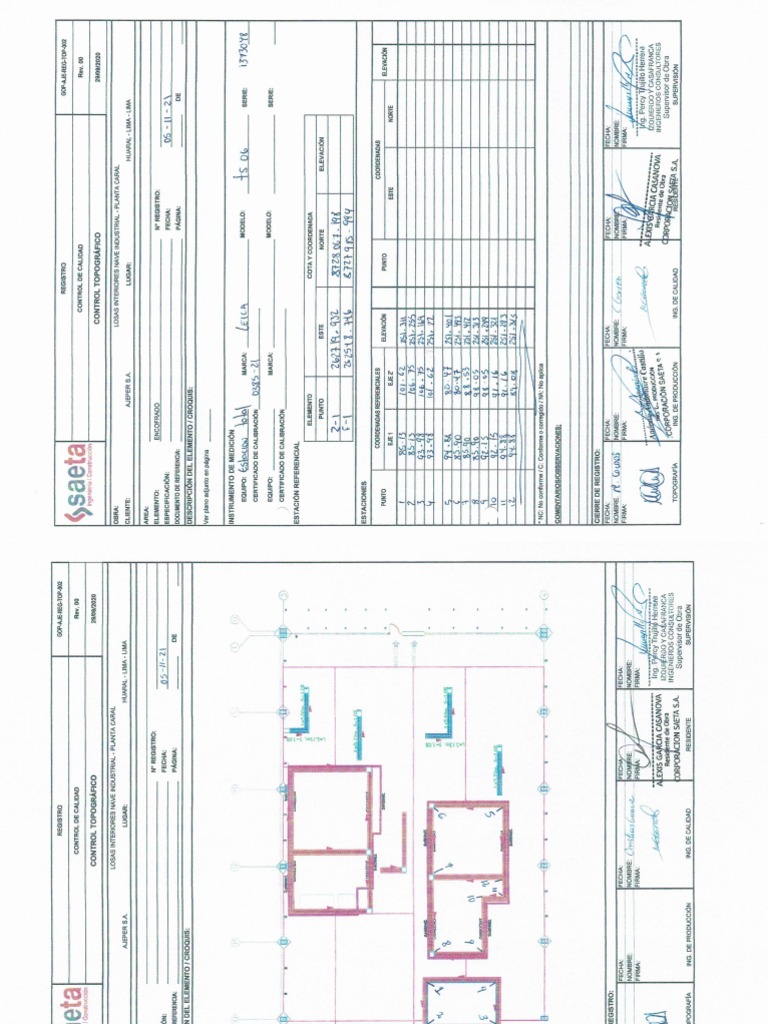Protocolos de Topografia | PDF