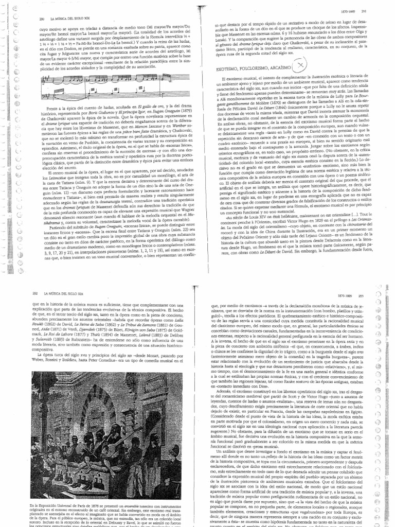 DAHLHAUS - La Música Del S. XIX - Nacionalismo | PDF