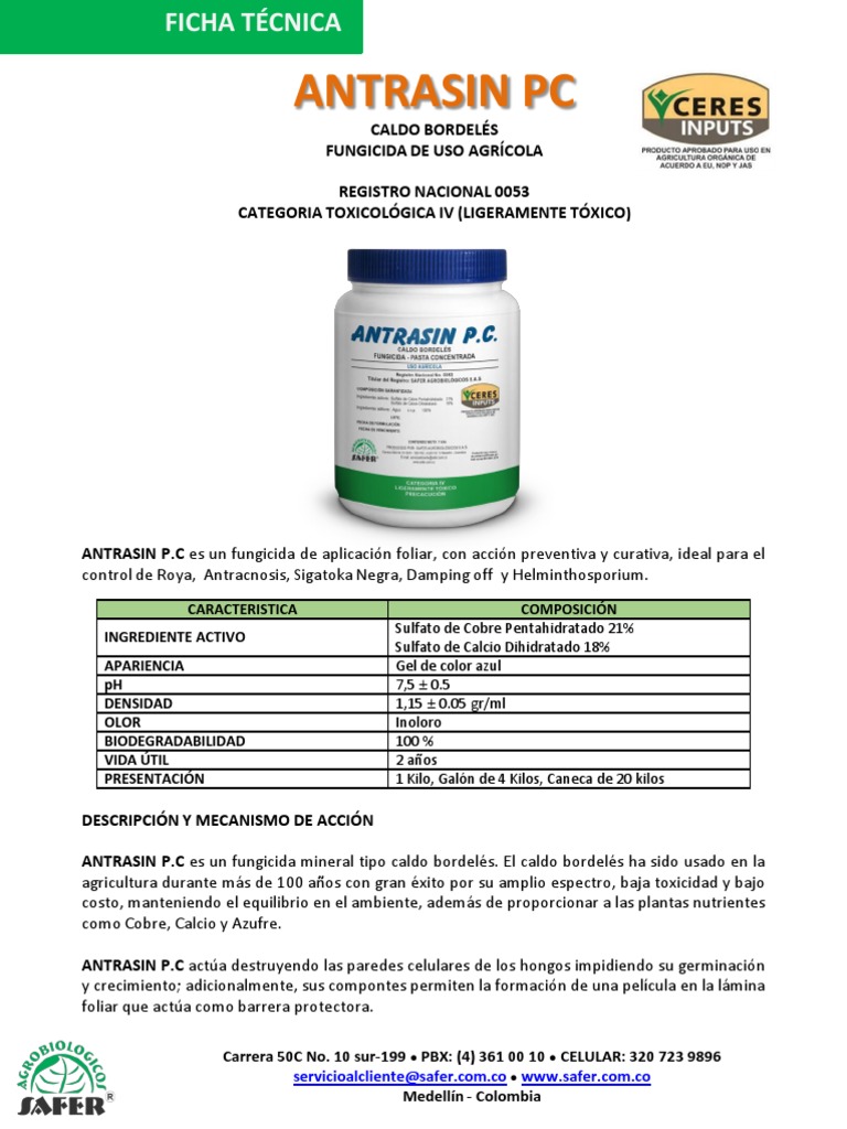 F.T Antrasin PC | PDF | Química | Plantas
