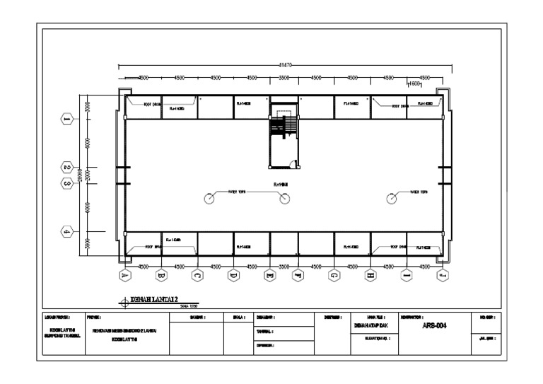 Denah, Atap Dak | PDF