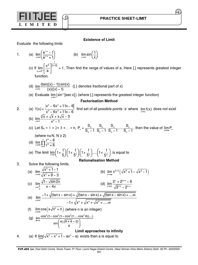 Limit OSD | PDF | Arithmetic | Mathematical Analysis