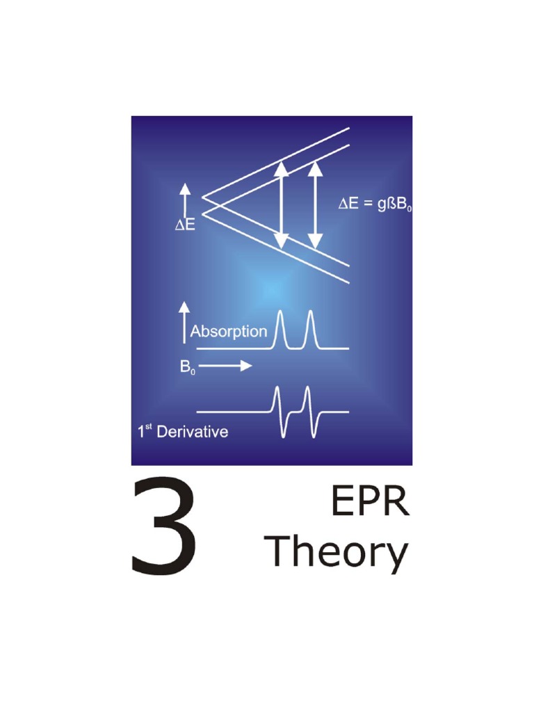 EPR+Theory | Electron Paramagnetic Resonance | Electromagnetic Radiation
