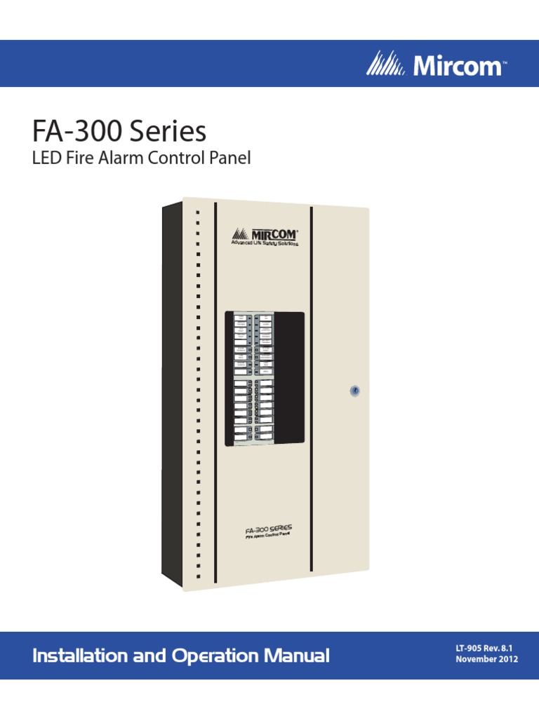 LT-905 FA-300 LED Installation and Operation Manual | PDF | Relay | Telephone