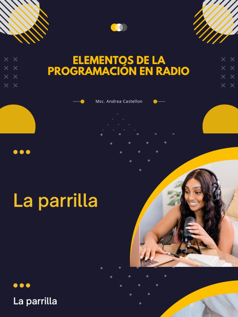 Elementos de La Programación en Radio | PDF | Radiodifusión | Publicidad
