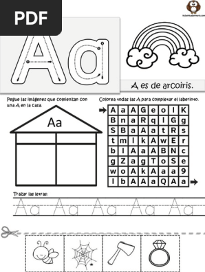 Hojas De Trabajo Del Alfabeto Preescolar Para Imprimir