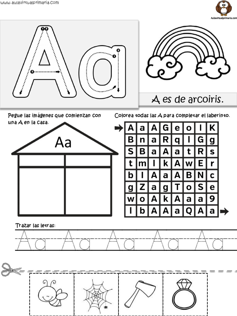 Hojas De Trabajo Sobre Alfabetos Para Plantillas De Plantillas De