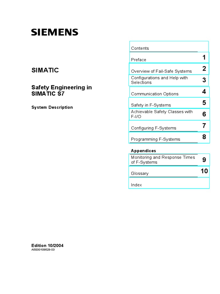 Safety Engineering in SIMATIC S7 System Description - INGLES | PDF | Input/Output | Computing