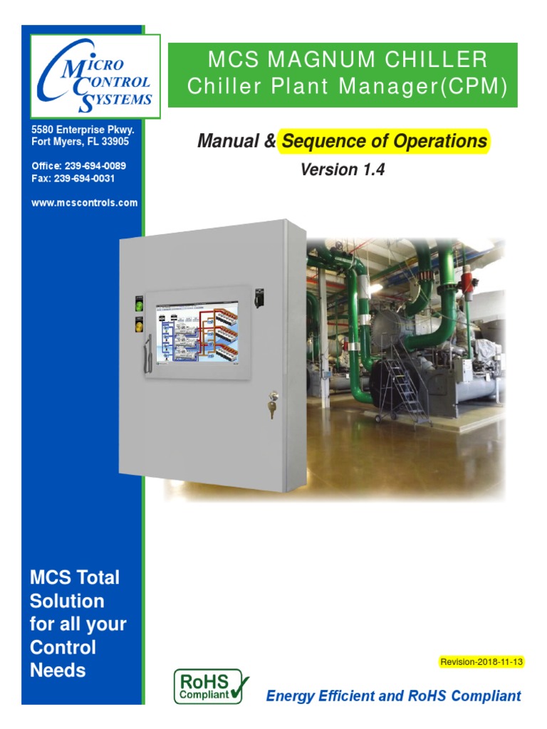 CPM Chiller Plant Manager Software - Plant Manager Manual | PDF | Power ...