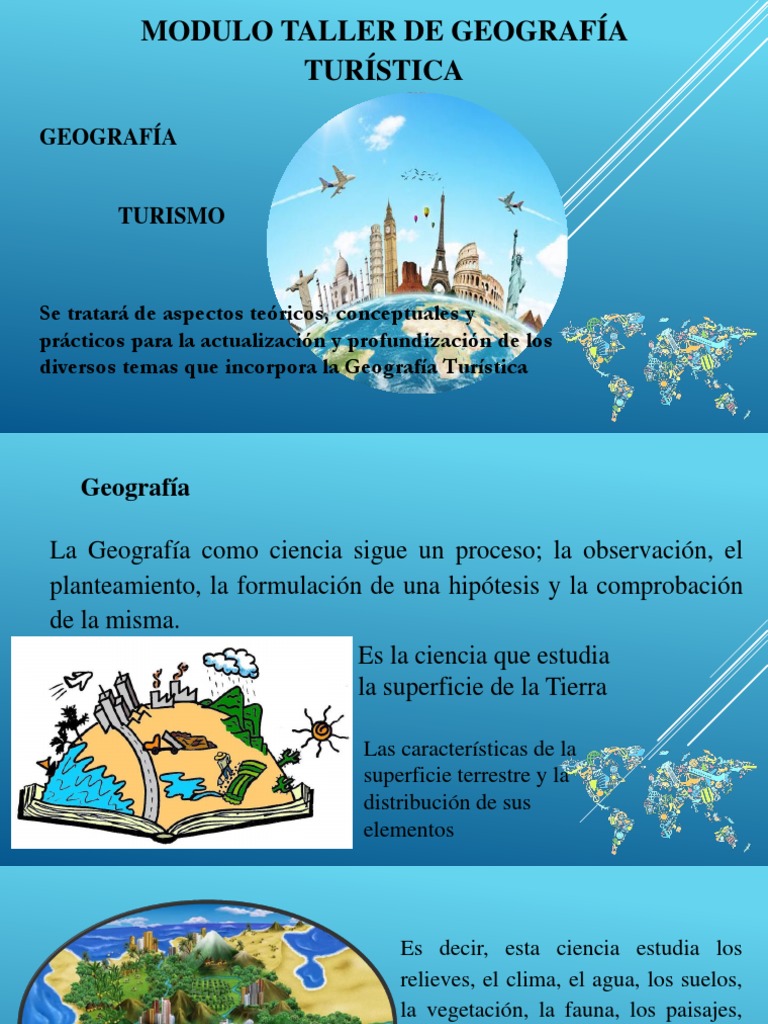 Introducción a la Geografía Turística | PDF | Turismo | Geografía