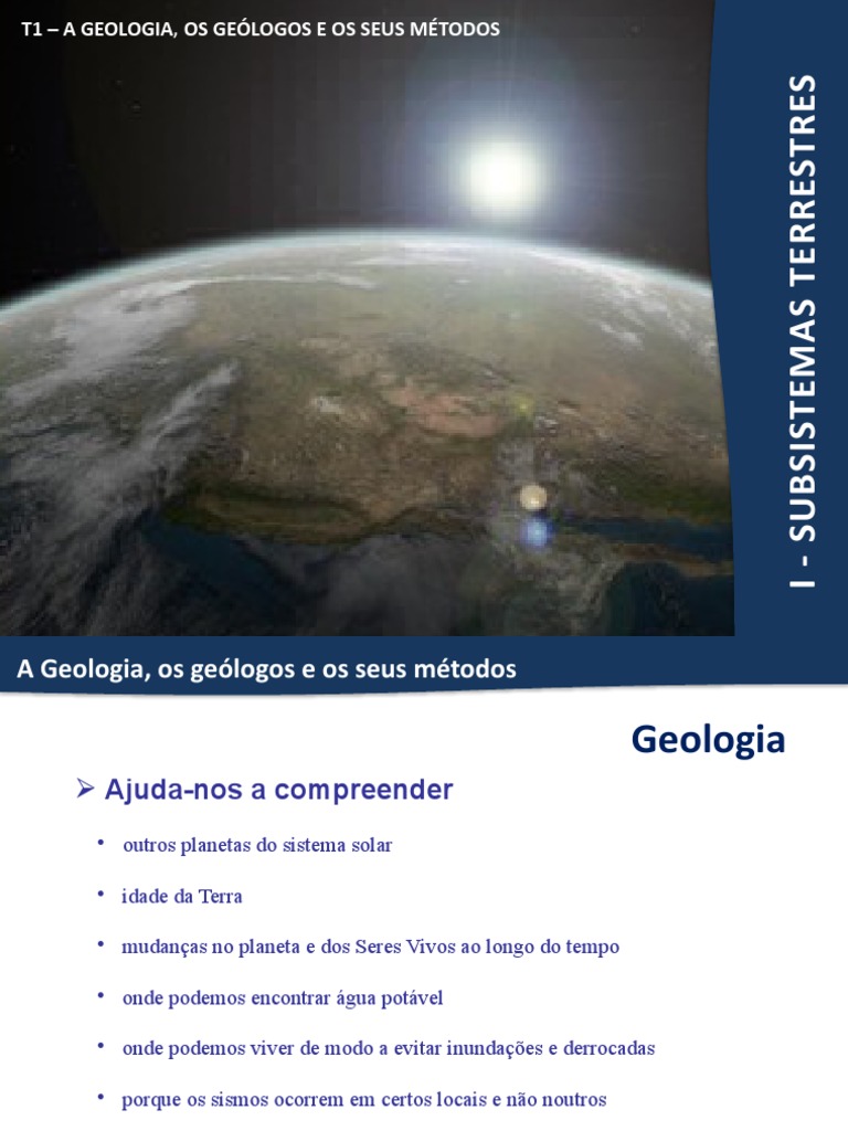 1 - Subsistemas Terrestres | PDF | Terra | Água