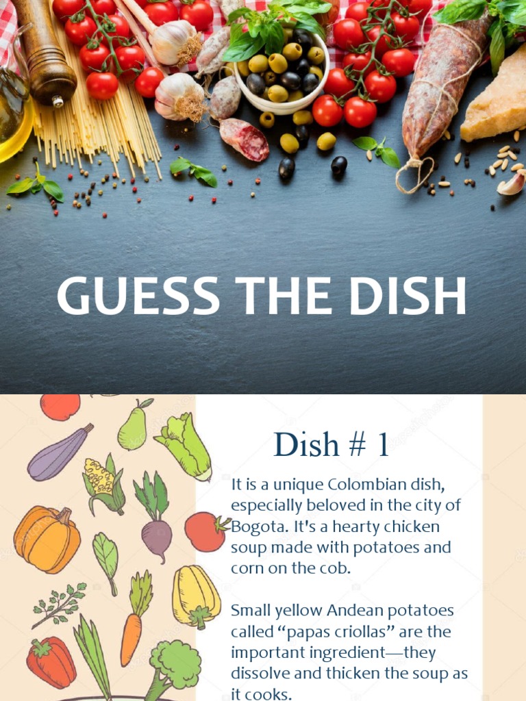Global Cuisine Dish Descriptions | PDF | Cooking | Food Ingredients