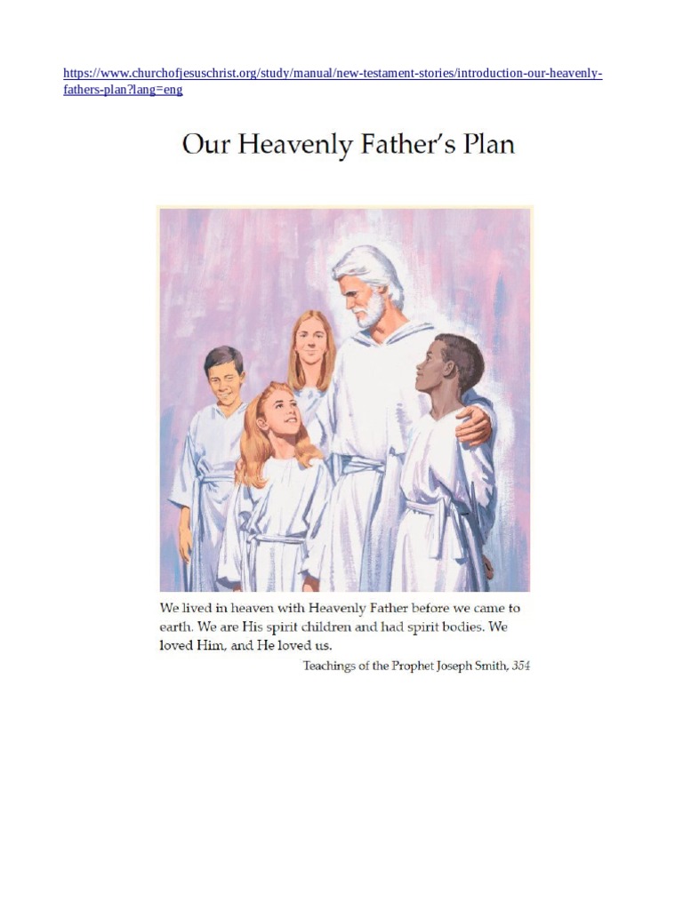 LDS - Heavenly Father's Plan | PDF | Religion & Spirituality