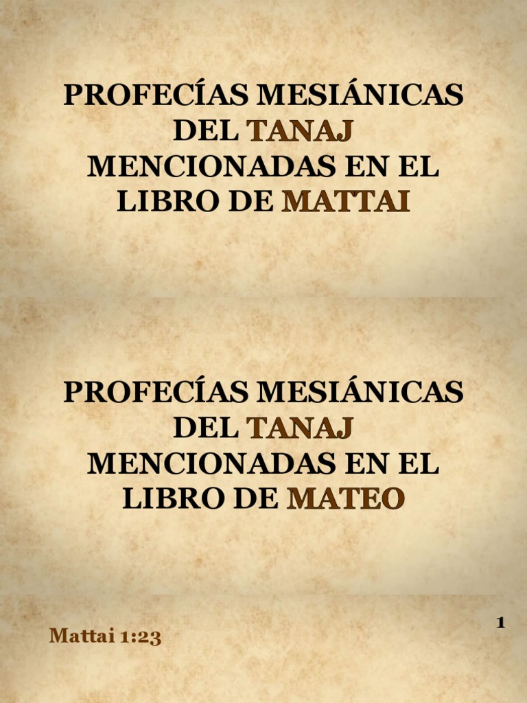 Profecías Mesiánicas en la Biblia | PDF | La resurrección de Jesús | Jesús